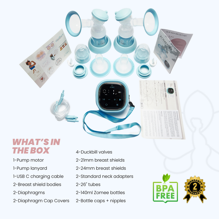 Zomee Breast Pumps: #1 Hospital-Grade, Portable Pump Moms Trust